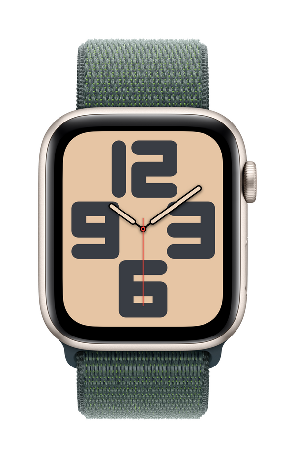 Apple Watch SE | GPS 44mm | Starlight Aluminium Case With Lake Green S ...