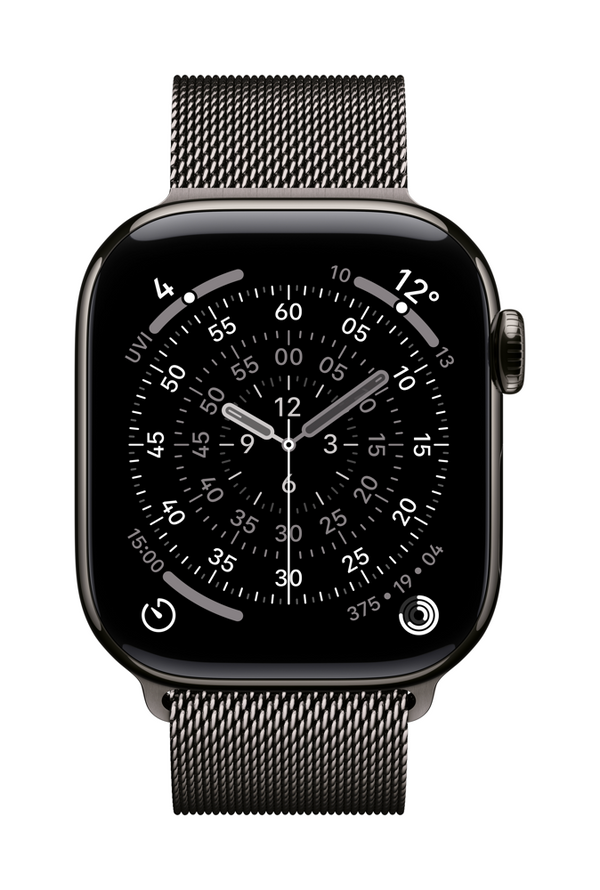 Apple Watch Series 11 GPS + Cellular 46MM Slate Titanium case with Sl ...